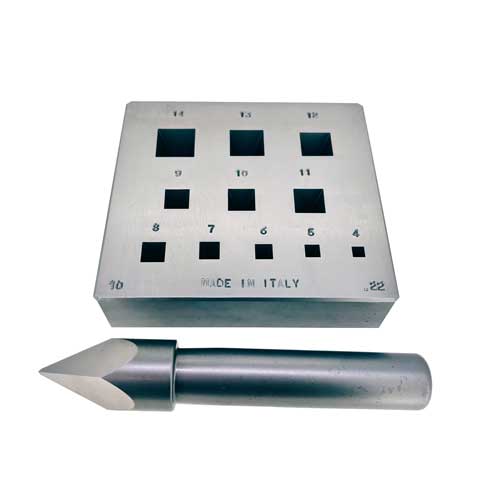 Bezel Block Square 4 to 14mm | Regal Ltd.