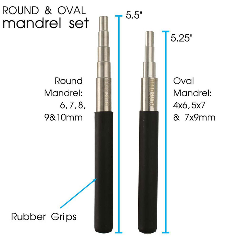 Mandrel Set - 3 Step Oval and 5 Step Round | Regal Ltd.
